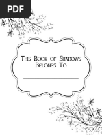 Book of Shadows | PDF | Book Of Shadows | Wicca