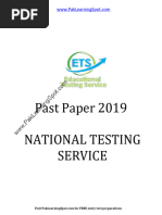 Fast Entry Test Past Papers 1 Paklearningspot | PDF