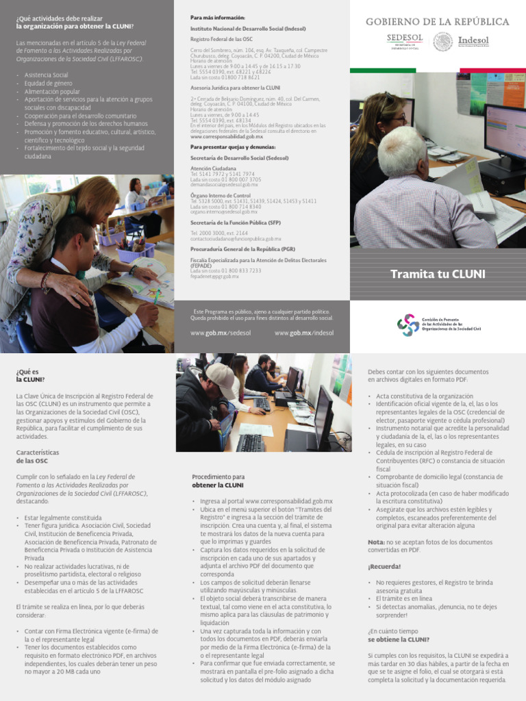 TR Ptico Tramita Tu CLUNI | PDF