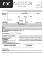 TDP Application Form | PDF