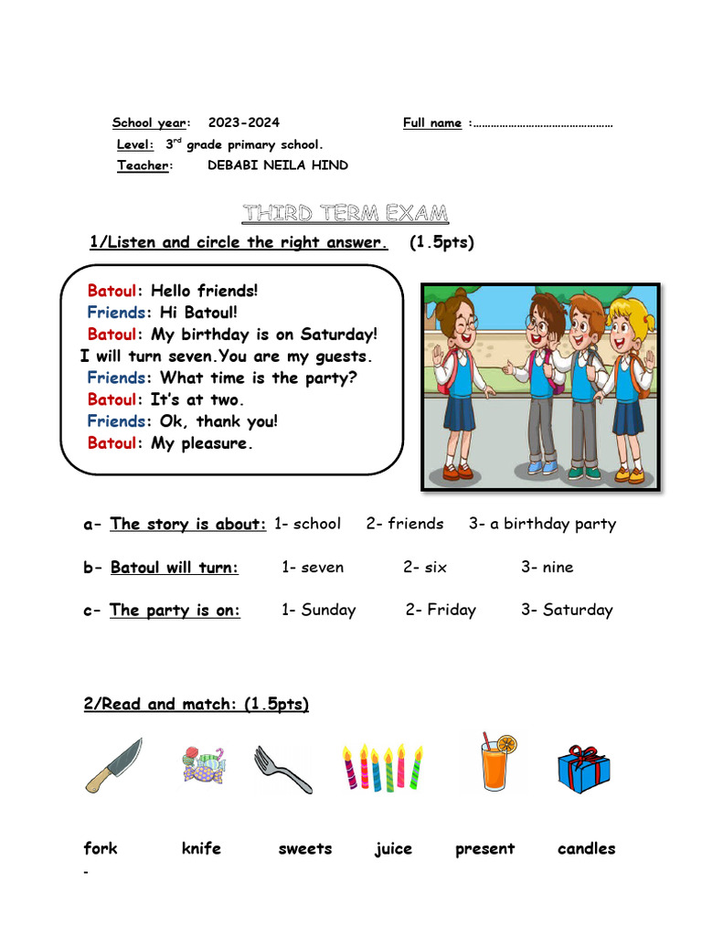 3PS Exam 3 | PDF | Foreign Language Studies