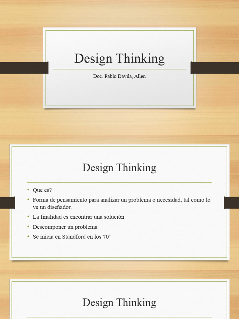 Design Thinking | PDF | Crecimiento personal y profesional | Arte