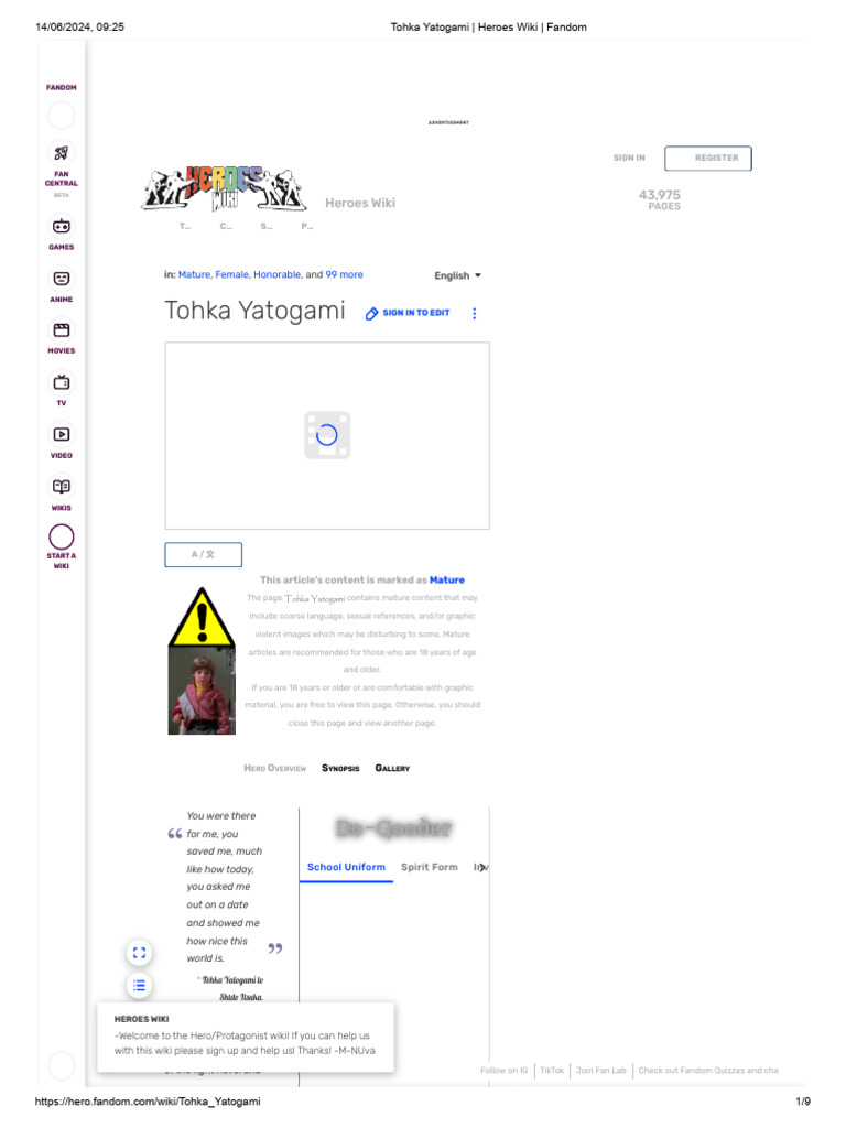 Tohka Yatogami _ Heroes Wiki _ Fandom | PDF | Hero | Fandom