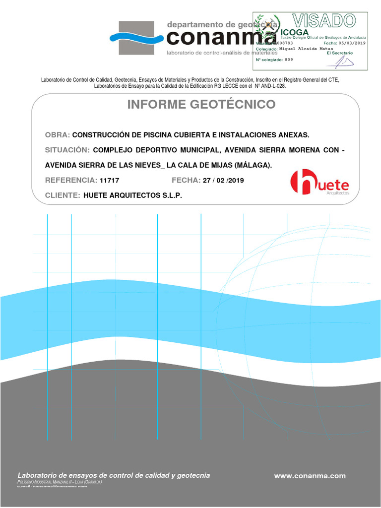 Estudio Geotecnico | PDF | Fundación (Ingeniería) | Laboratorios