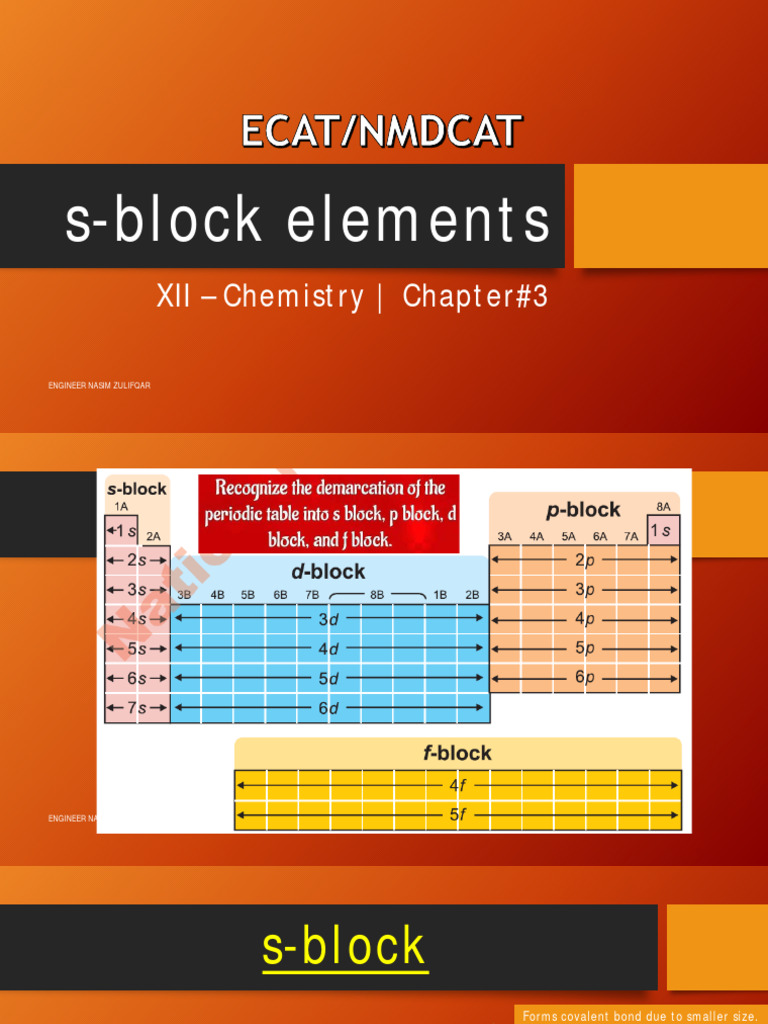 S Block Elements Group Trends Pdf Ion Ionic Bonding