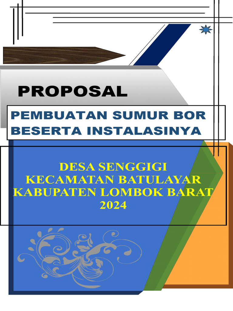 Proposal Sumur Bor 120 M | PDF