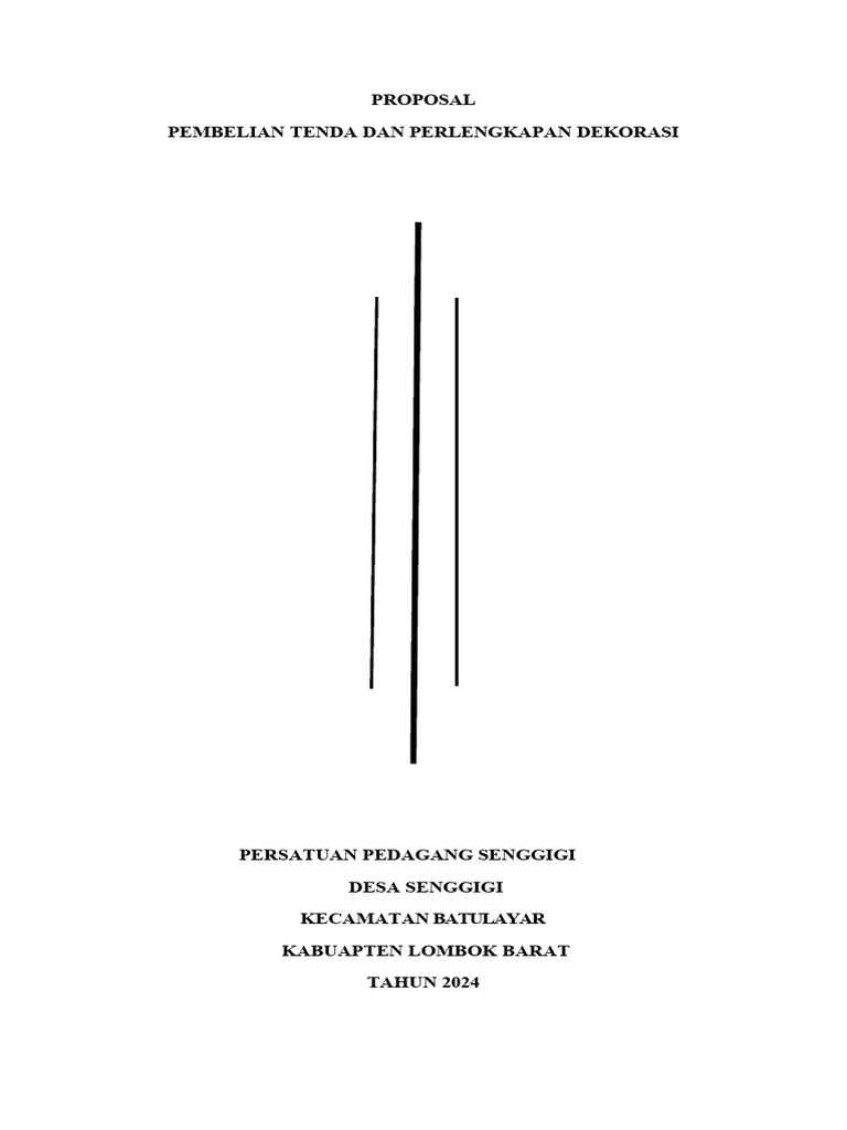 Proposal Dagang | PDF