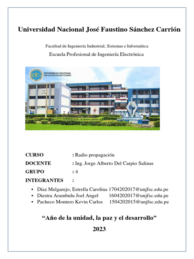 Ultima Tarea Carpio | PDF | Radiación electromagnética | Ionosfera