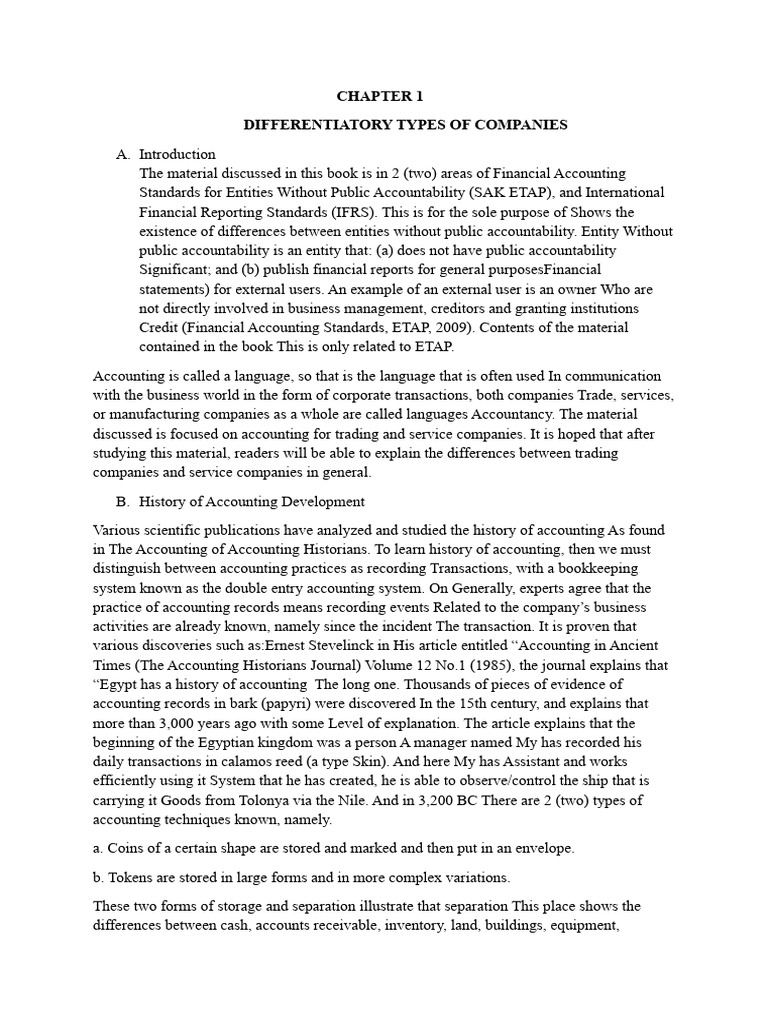 Differentiatory Types of Companies PDF | PDF | Accounting | Economies