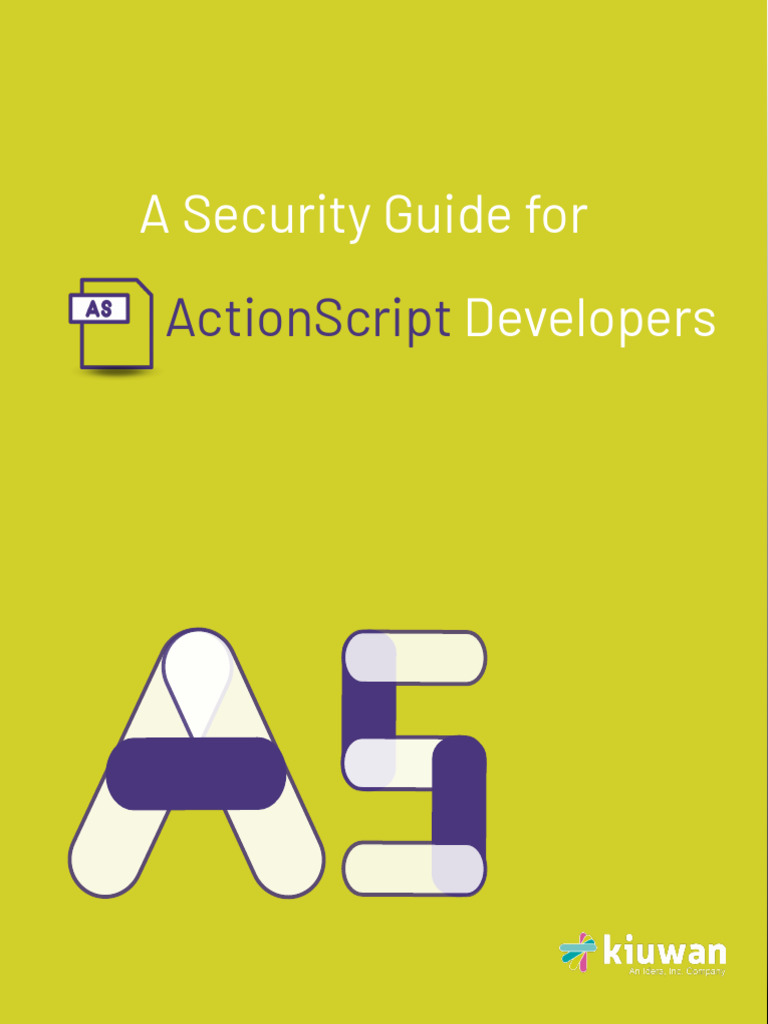 Security Guide For ActionScript Developers | PDF | Security | Computer Security