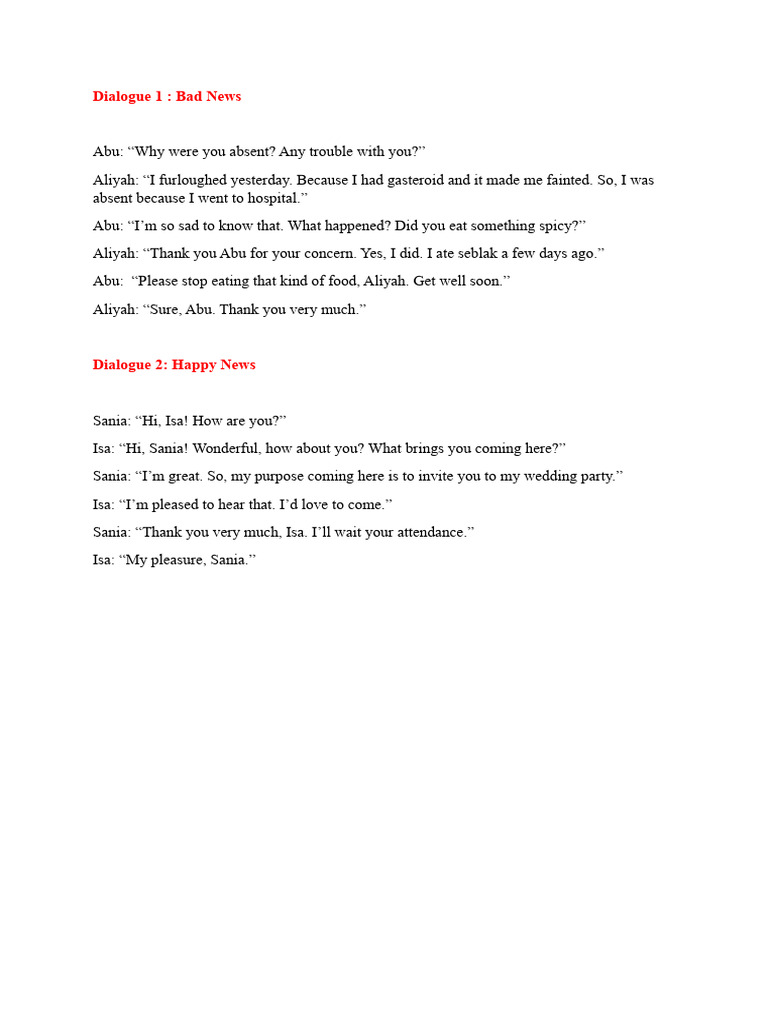 Intermediate Daily Conversation at Work | Download Free PDF | Skin