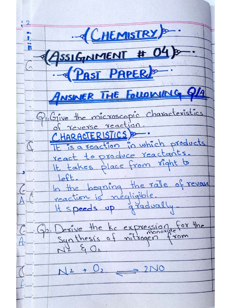 Rida e Zainab (Chem-Assignment#4) | PDF
