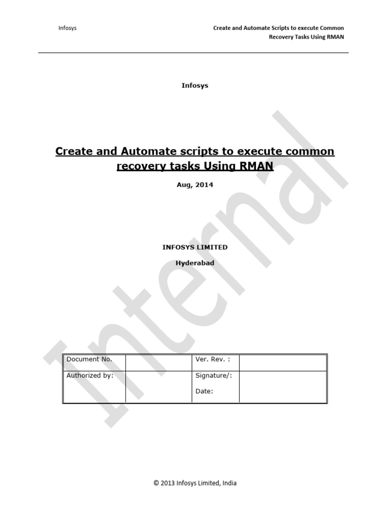 Automated Scripts RMAN | PDF | Computer File | Parameter (Computer Programming)
