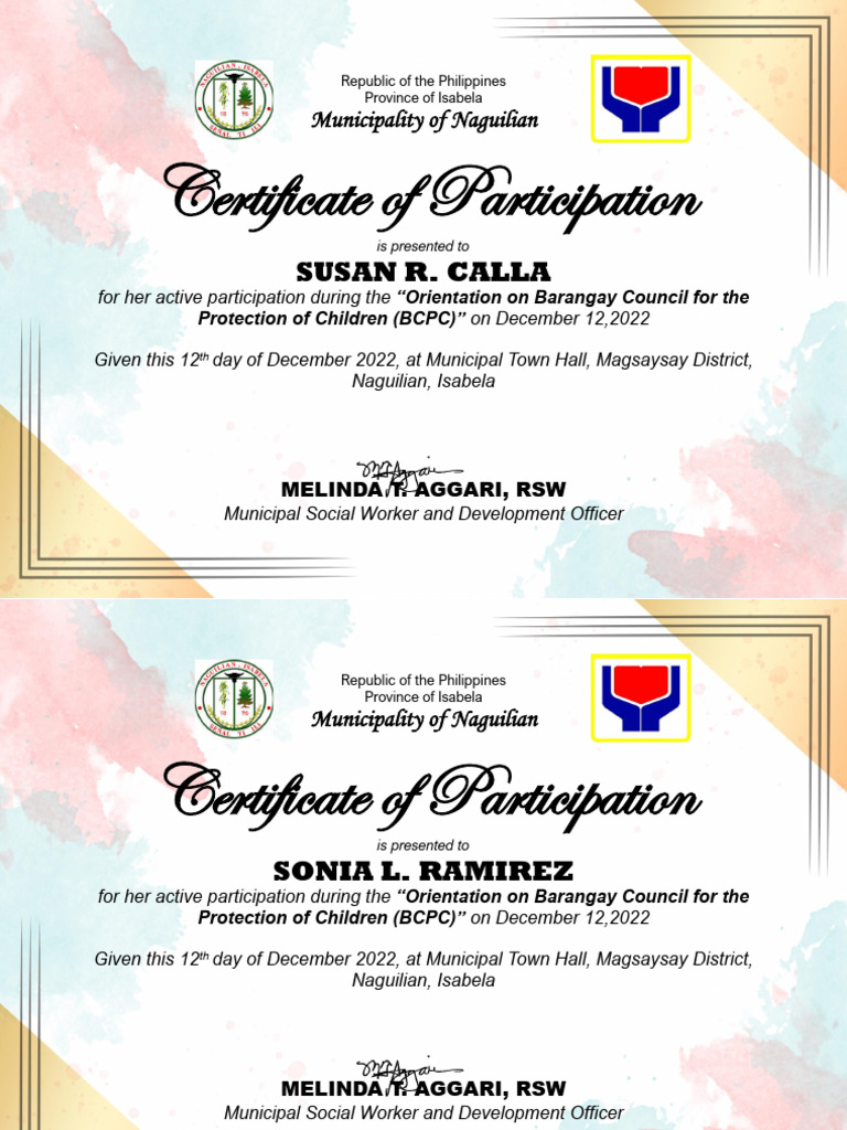 BCPC Training | PDF | Philippines