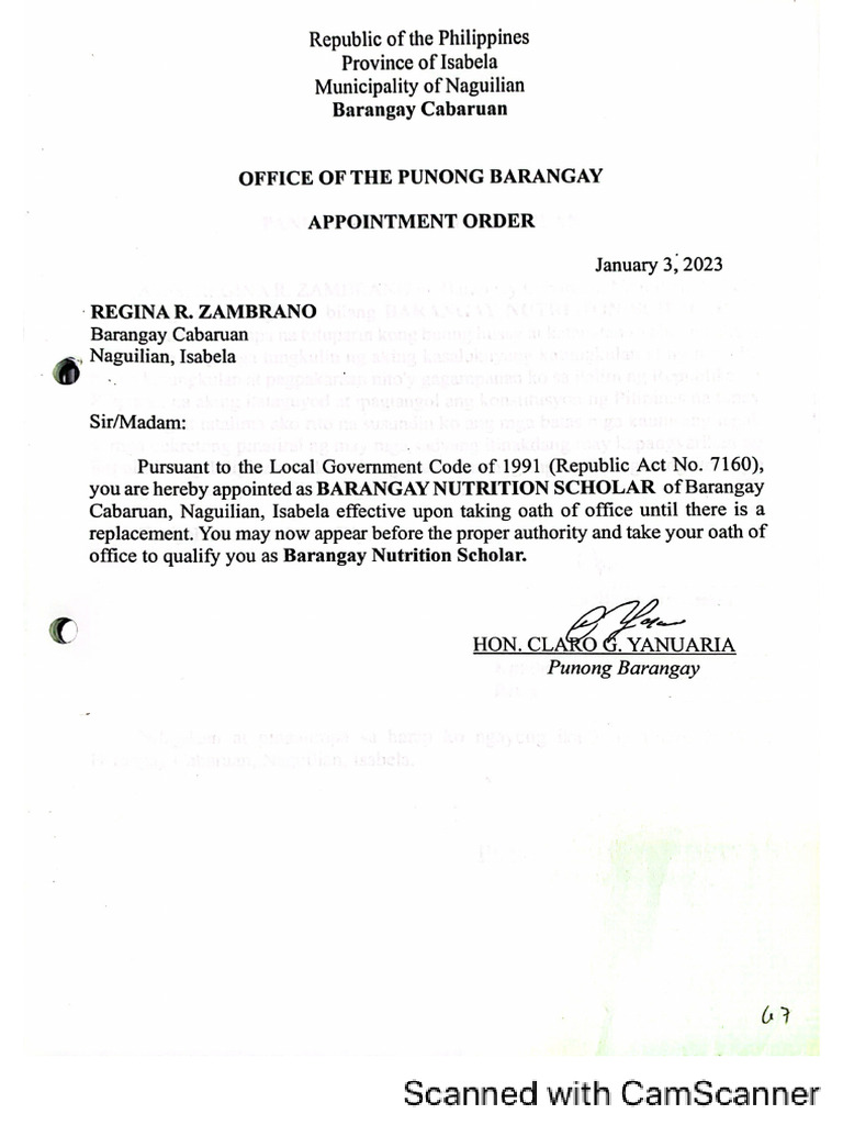 4.2.3 BNS Appointment | PDF