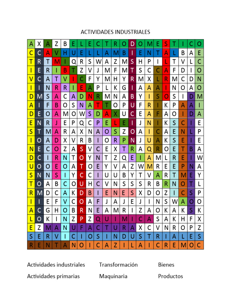 Sopa de Letras | PDF | Economias | Ciencias económicas