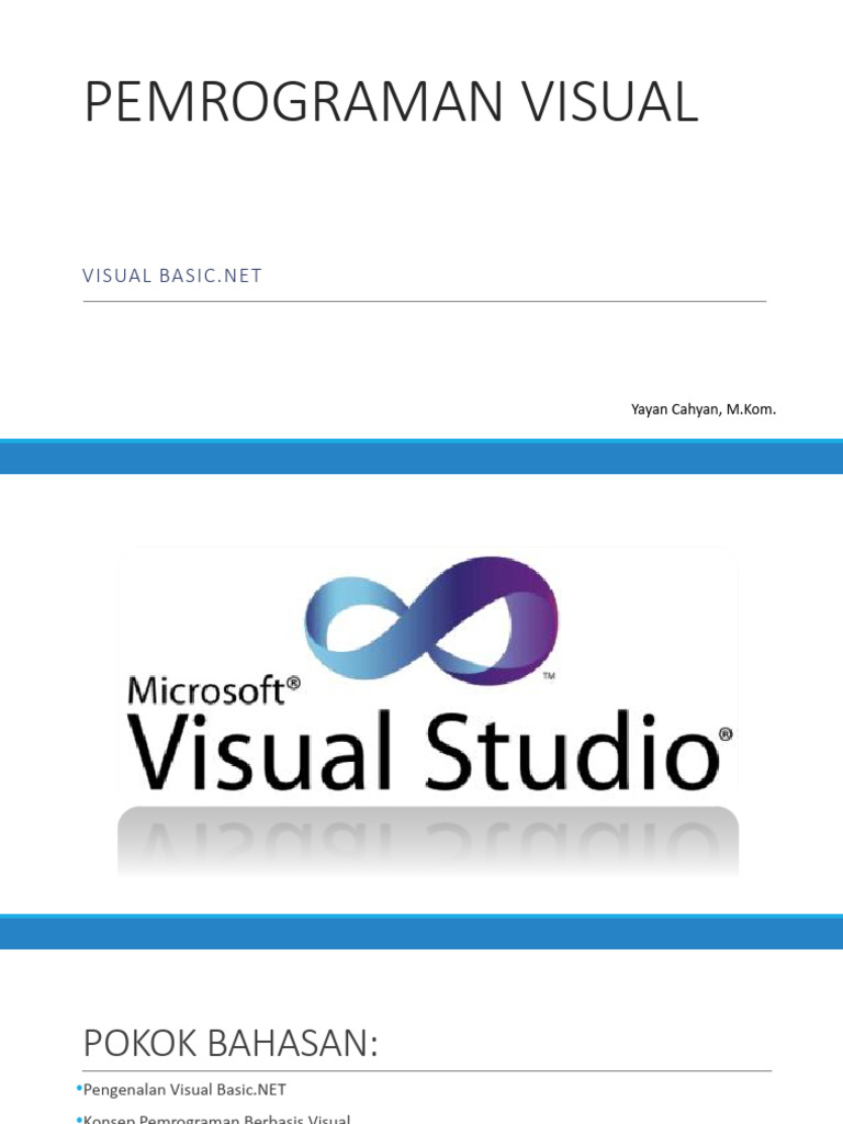 P1 Pemrograman Visual Lanjut | PDF | Komputer