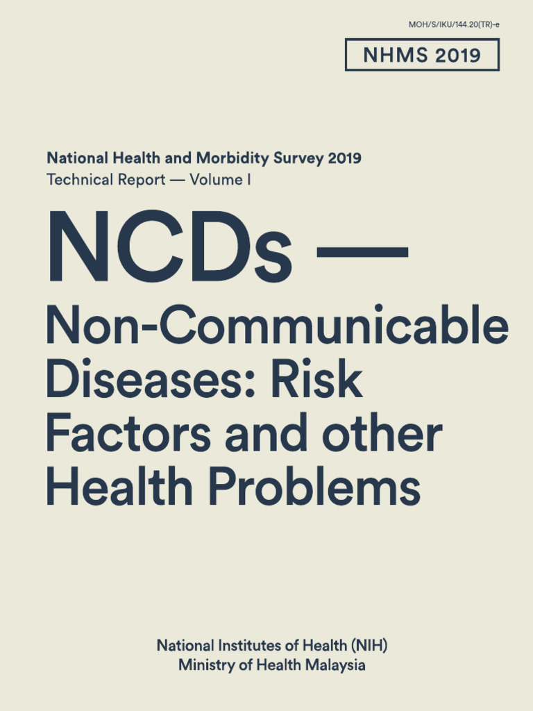Report NHMS2019 NCD v2 | PDF | Obesity | Addiction