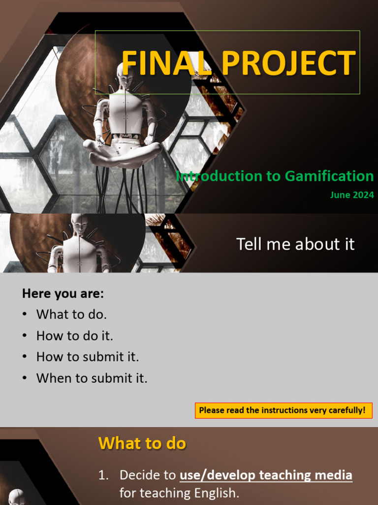 Final Project - Introduction To Gamification 2024 | PDF | Lesson Plan ...