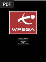 Billiard Score Sheet | PDF | Pool (Cue Sports) | Cue Sports