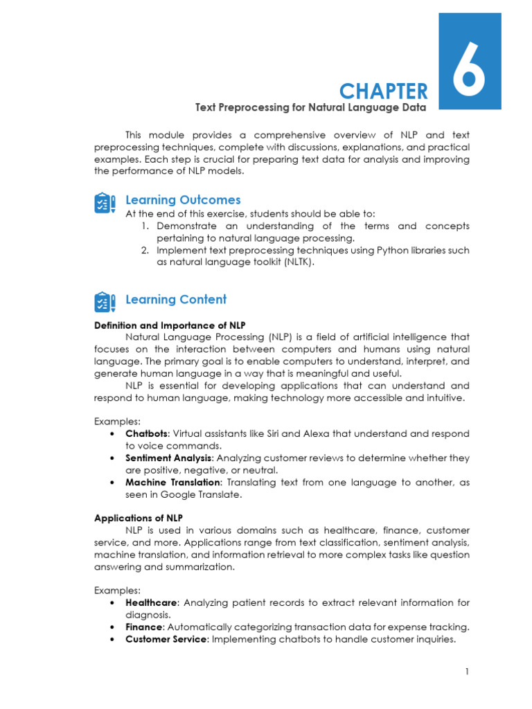 CSDM2-Text Preprocessing For NL Data - 011050 | PDF | Computing | Human Communication