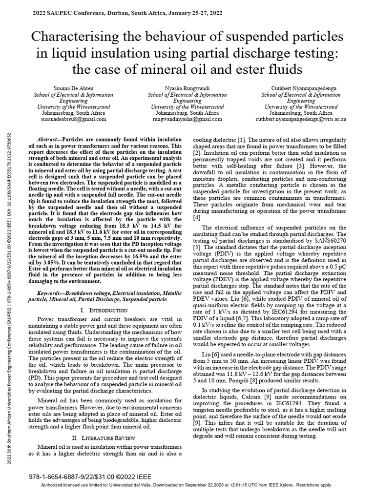 Confi - Characterising The Behaviour of Suspended Particles in Liquid ...