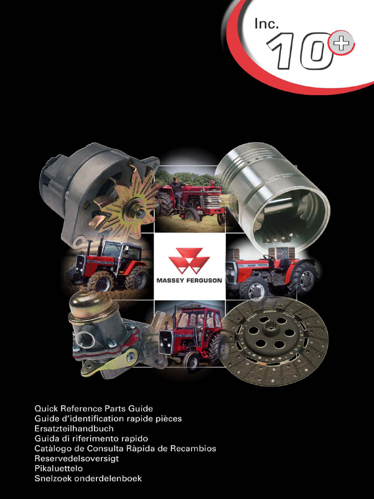 Massey Ferguson Quick Reference | PDF | Agricultural Machinery | Mechanical Engineering