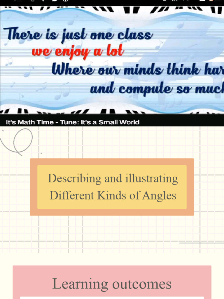 Colourful Gridded Angle Facts Presentation | PDF