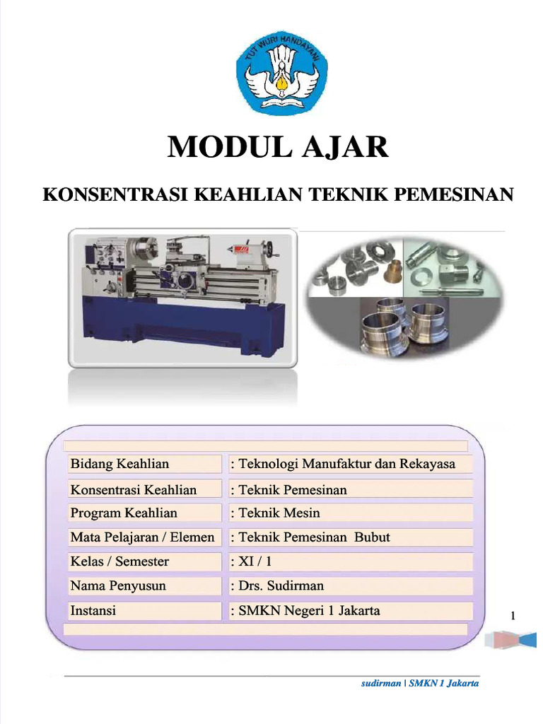 Modul Teknik Pemesinan Bubut | PDF