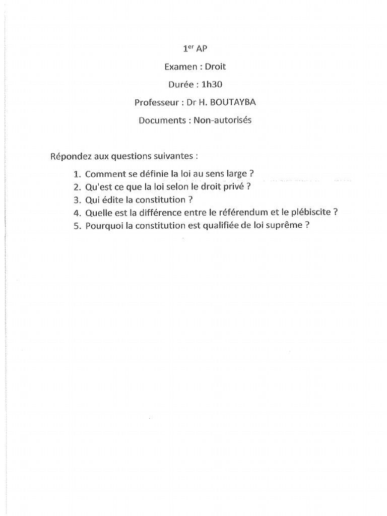 Examen Semestre 2 1AP | PDF