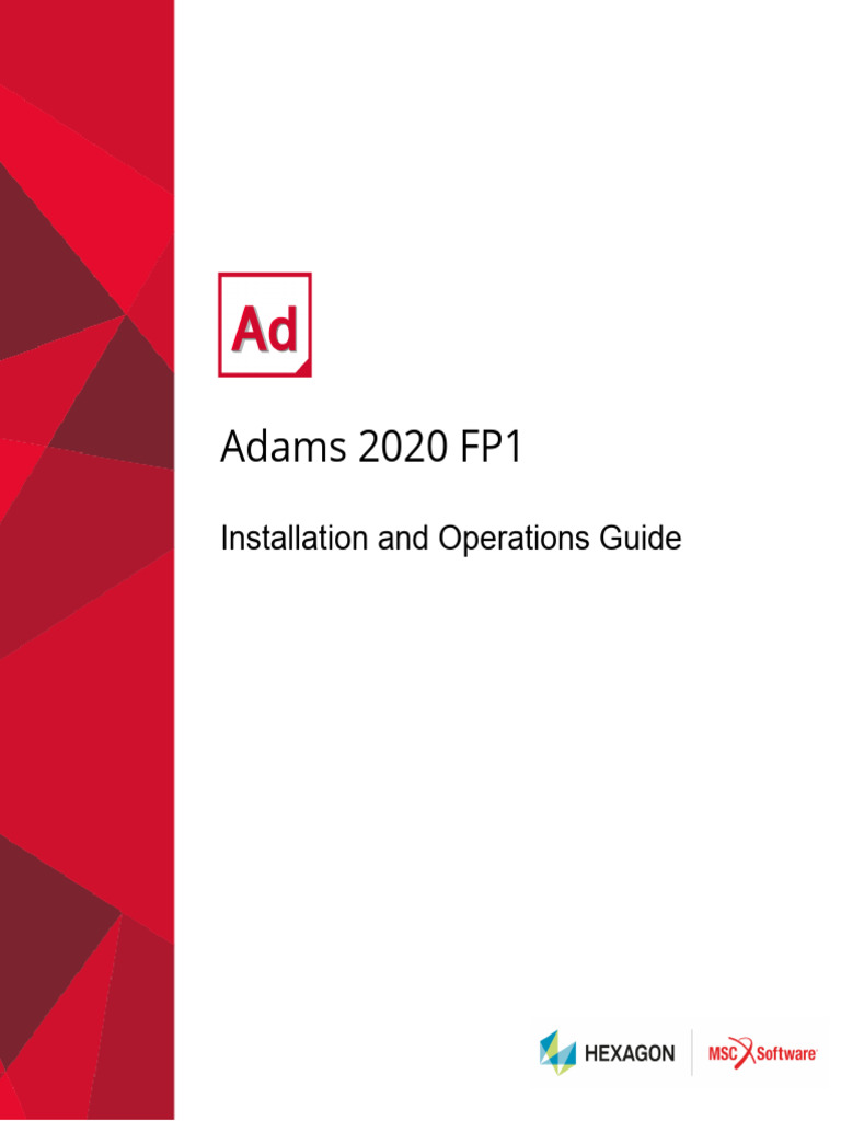 adams_2020_fp1_doc_install | PDF | Computer Engineering | Computer Science