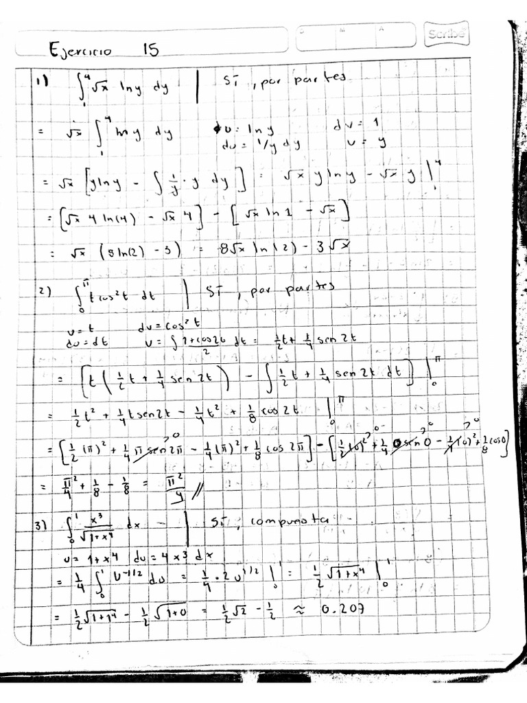 Ejercicio 15 fundamentos matemáticos | PDF