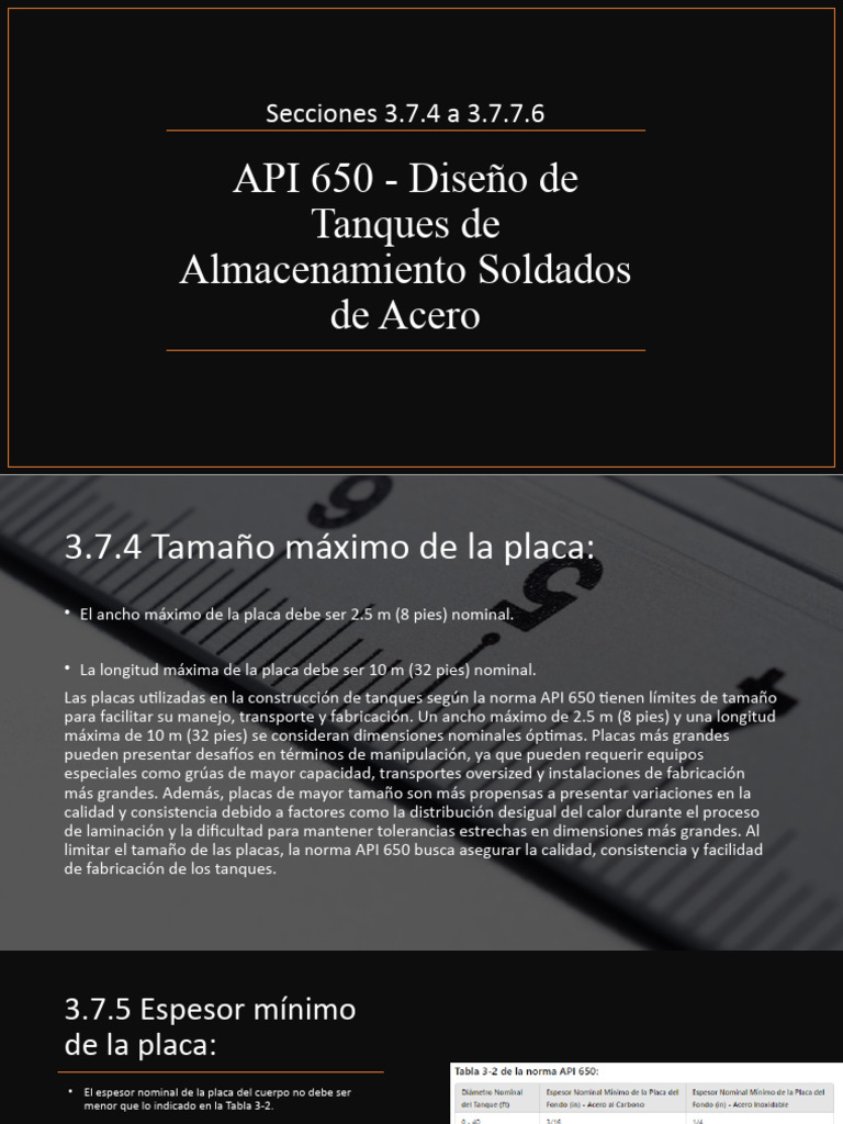 API 650 - Diseño de Tanques de Almacenamiento | PDF | Soldadura ...