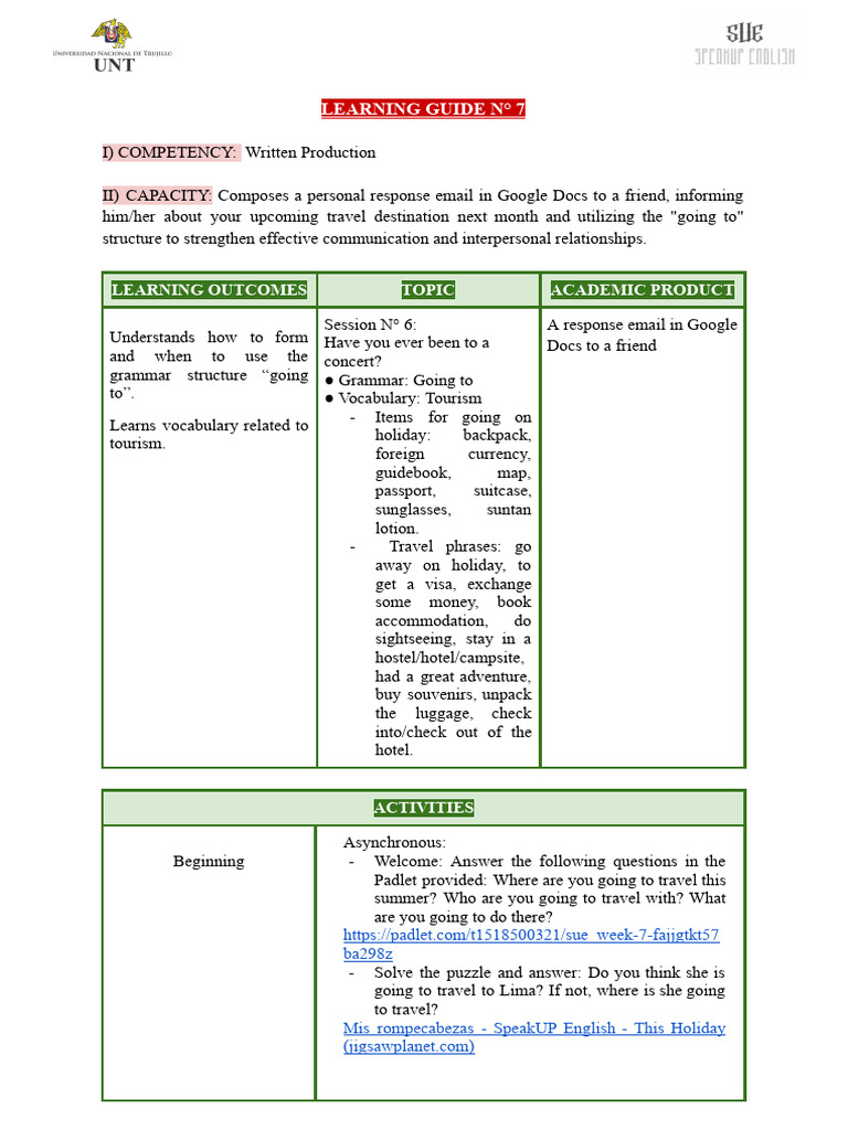 Learning Guide 7 | PDF