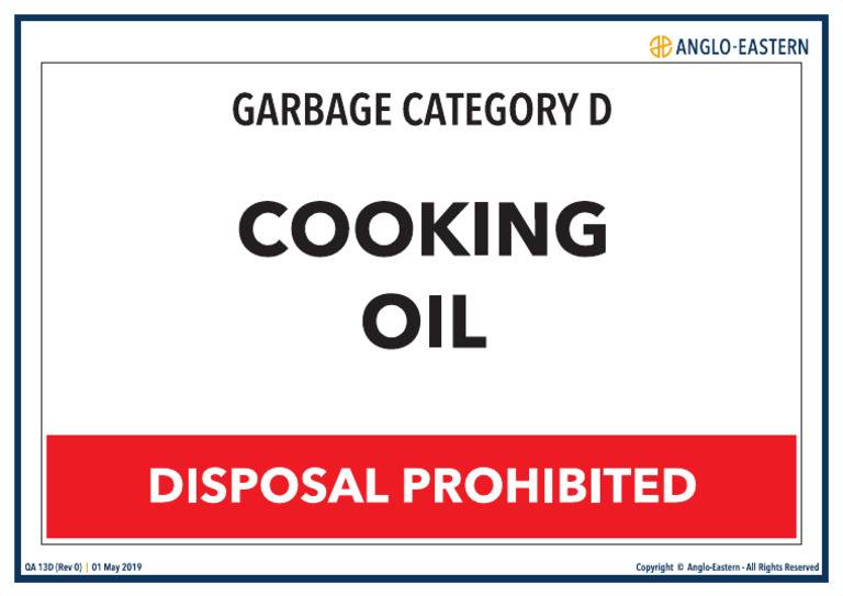 Cooking Oil | PDF