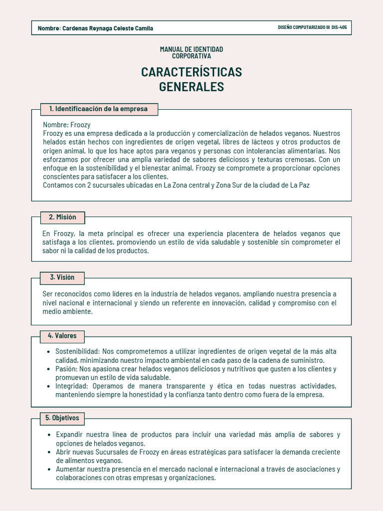 Helados Veganos Sostenibles Froozy | PDF | Business | Sustentabilidad