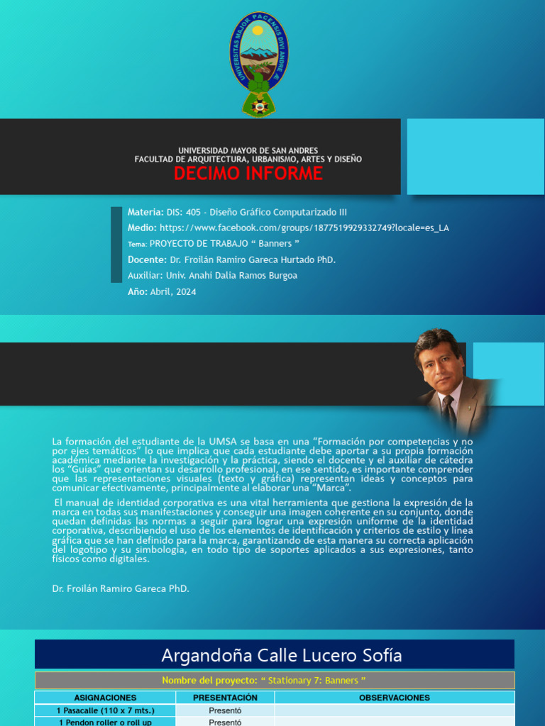 Decimo - Informe Preliminar - 2024 | PDF | Ingeniería | Desarrollo de productos