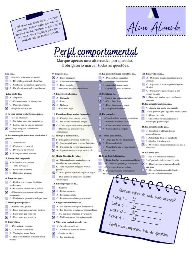 Perfil comportamental | PDF