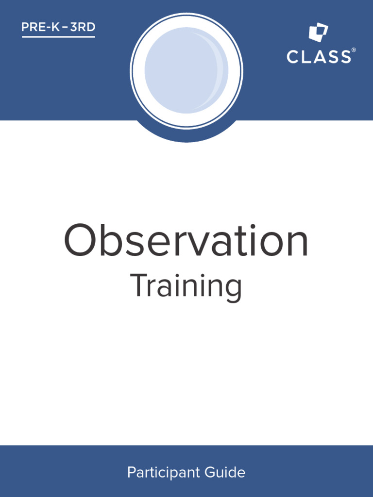 PK3 Obs PG v5.1 Virtual | PDF | Teachers | Learning