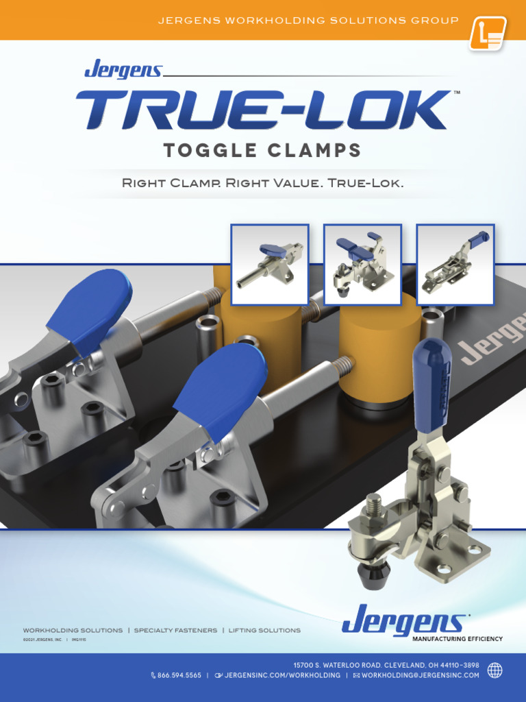 Jergens True-Lok™ Toggle Clamps - Catalog | PDF | Force