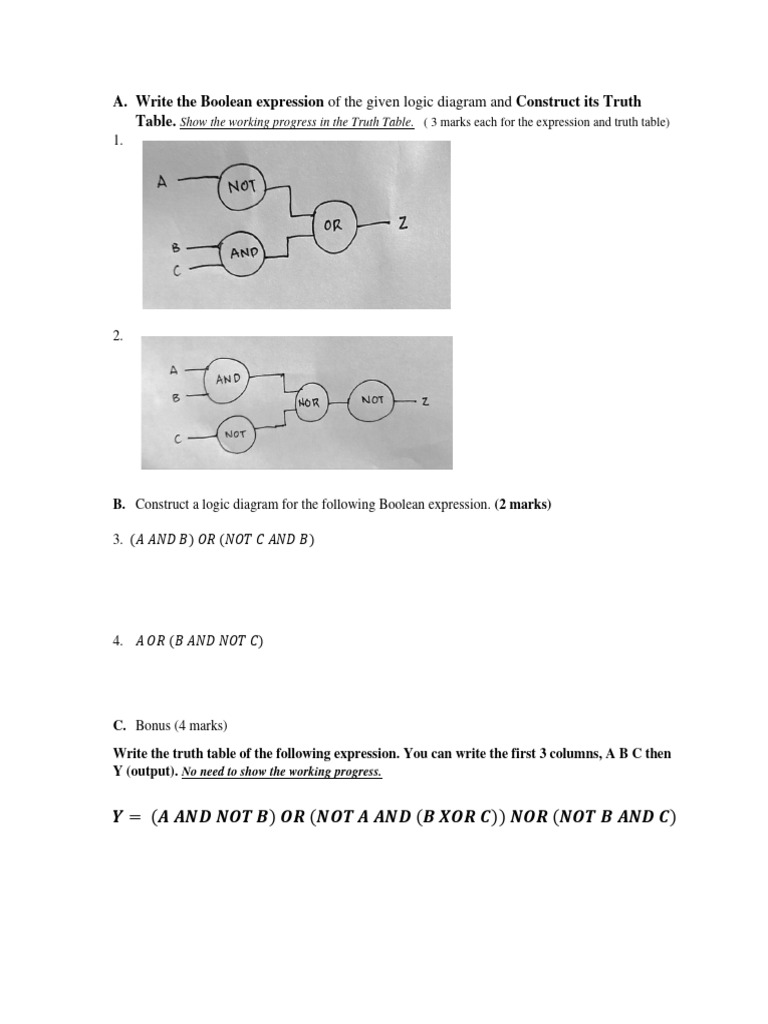 Homework - Logic Gates | PDF