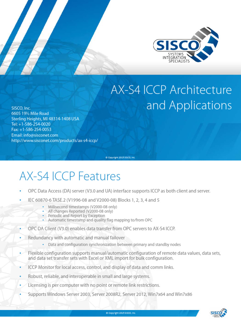 AX S4 ICCP V6 Applications1 | PDF | Computer Network | Network Topology