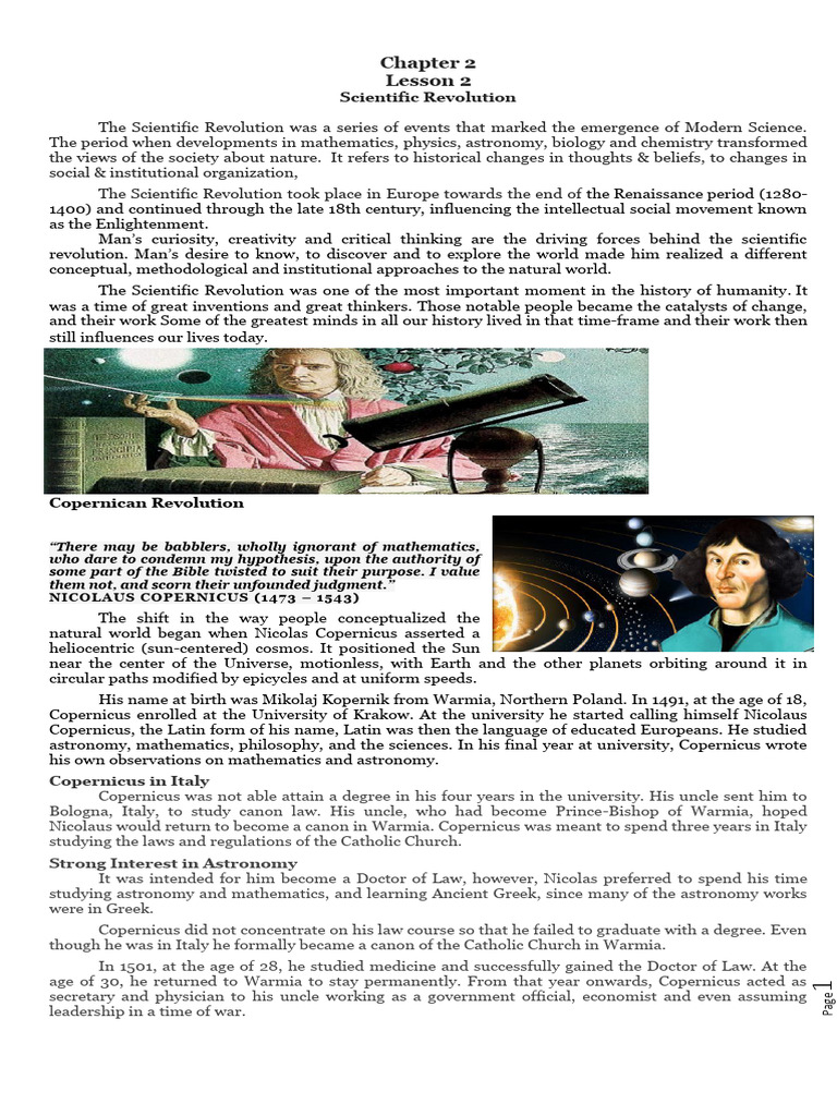 STS Midterm Module | PDF | Nicolaus Copernicus | Psychoanalysis