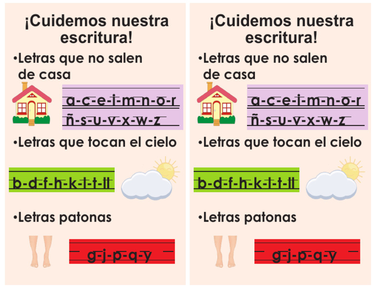 Letras Que No Salen de Casa Madia Carta | PDF