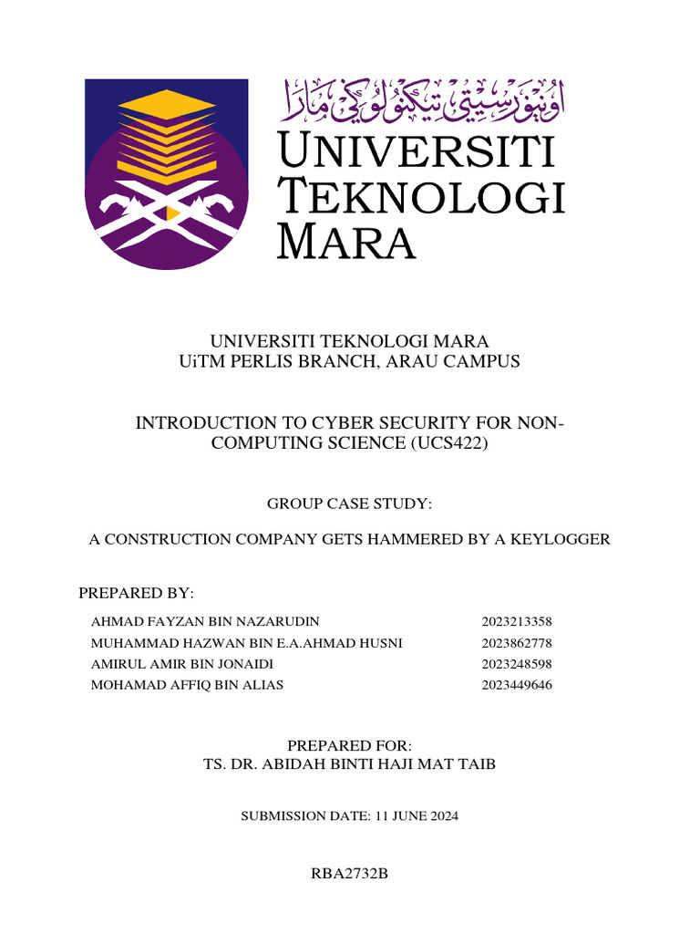 Construction Firm Keylogger Case Study | PDF | Security | Computer Security