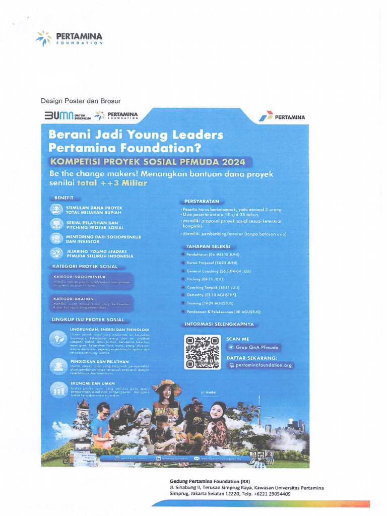 Kompetisi Proyek Sosial PFMUDA | PDF
