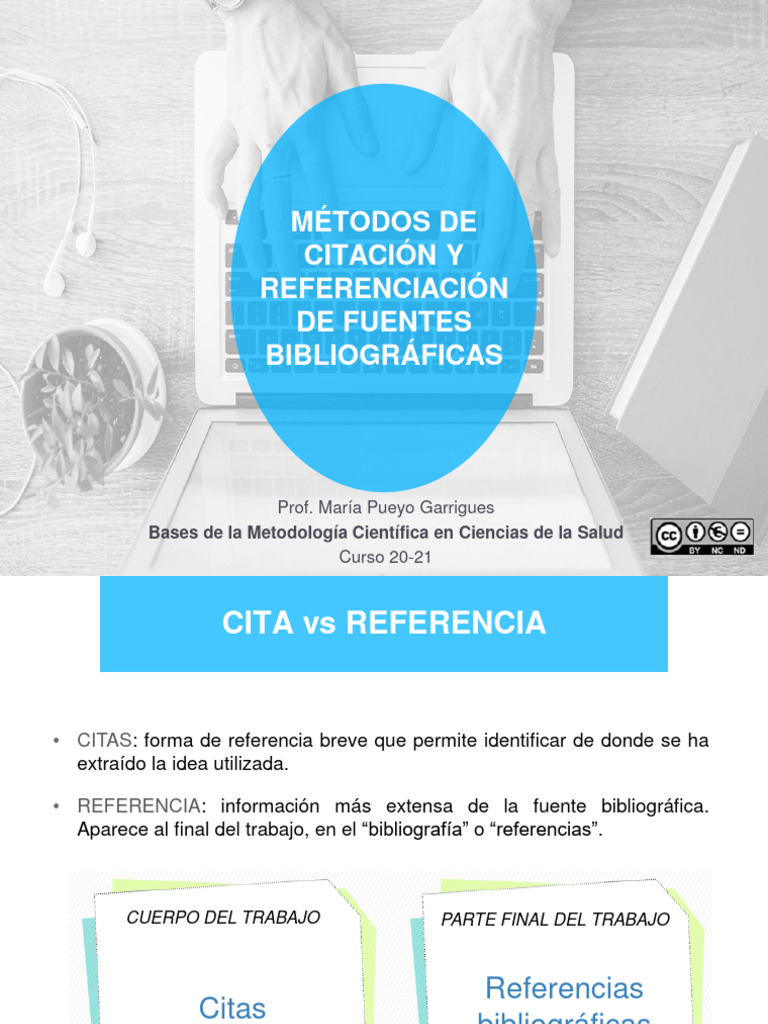 Seminario. Metodos de referenciación. Curso 20-21_DADUN | Descargar ...