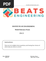 IOE Entrance Exam Past Questions Guide | PDF | Mirror | Function ...