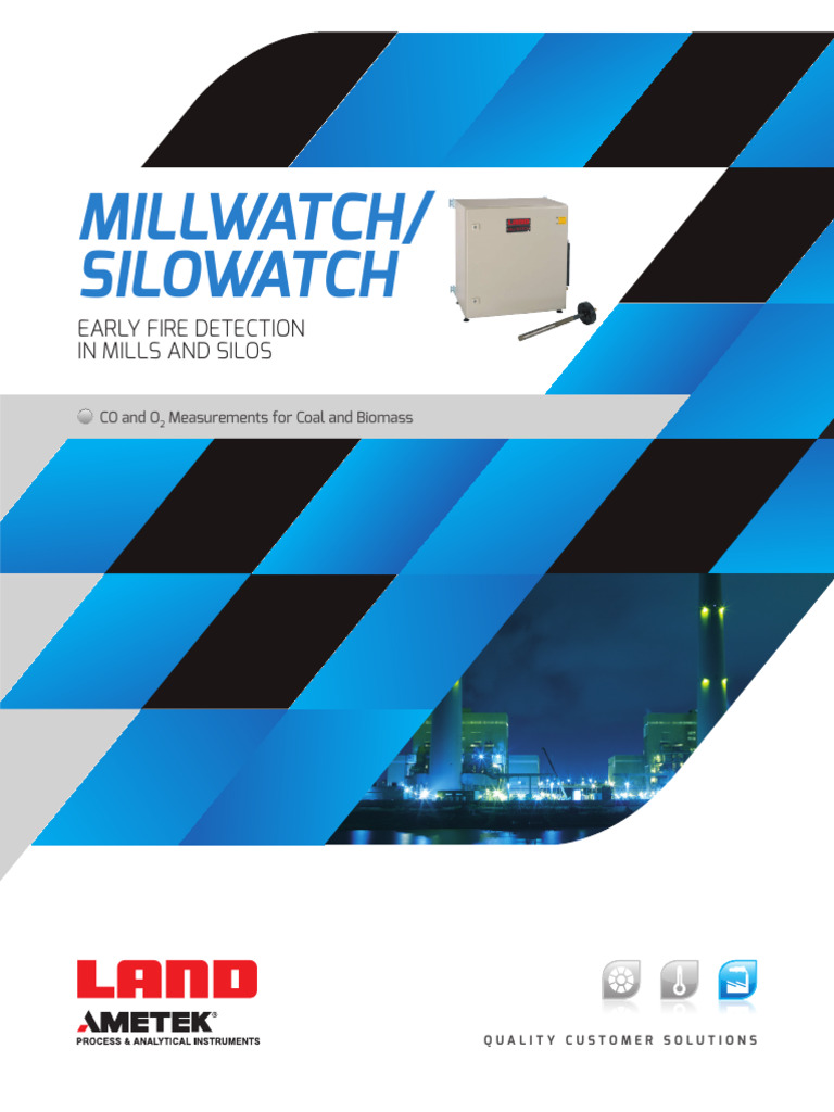 Ametek Land Millwatch-Silowatch Brochure Rev 4 en | PDF | Carbon Dioxide | Fires