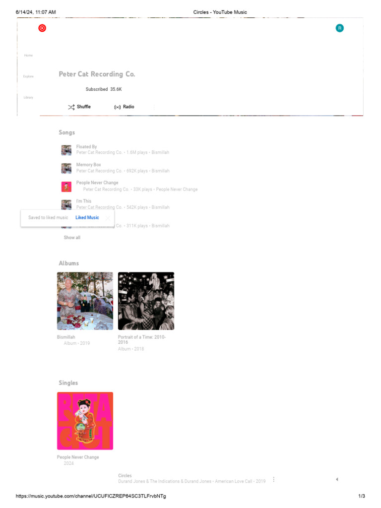 Peter Cat Recording - YouTube Music | PDF | Musical Groups | Rock Music ...